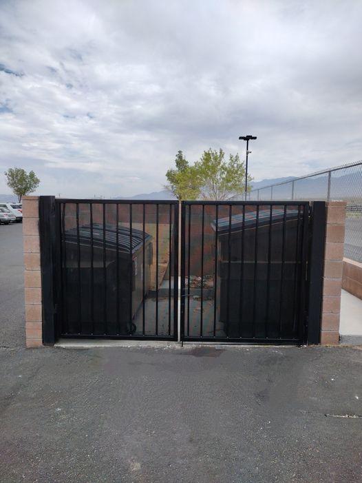 Pahrump Iron Gates Installation - Snowden Designs